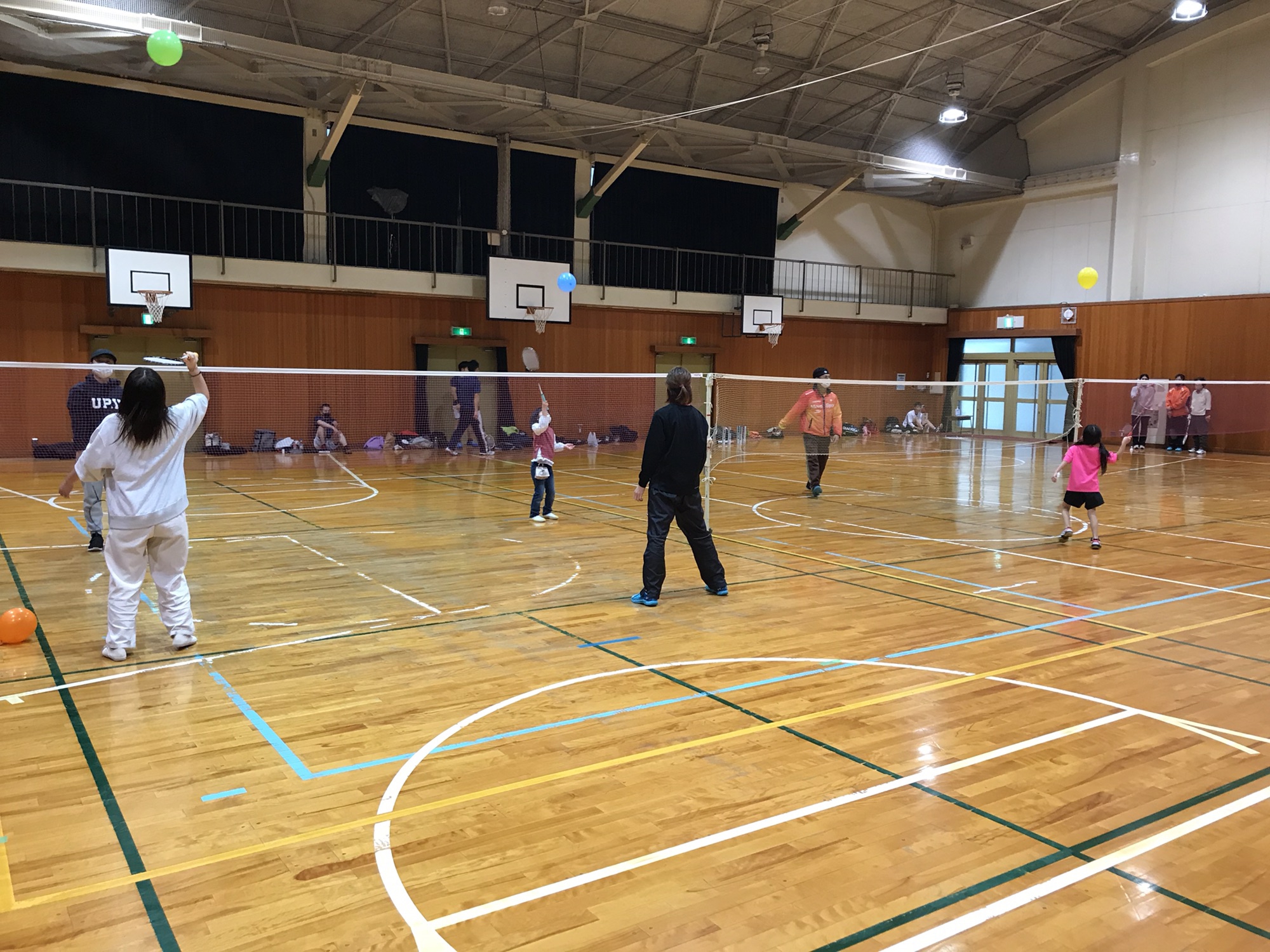 1月15日日曜日練習風景 | 高川バドミントンクラブ 豊中市
