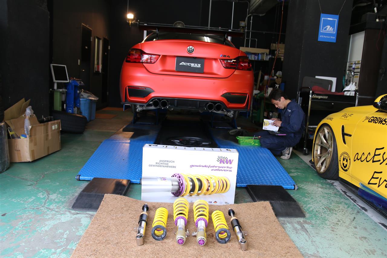 あのF82M4なお客様に、KW Ver3お取り付け！ | アクセスエボリューション目黒店 ACCESS EVOLUTION MEGURO