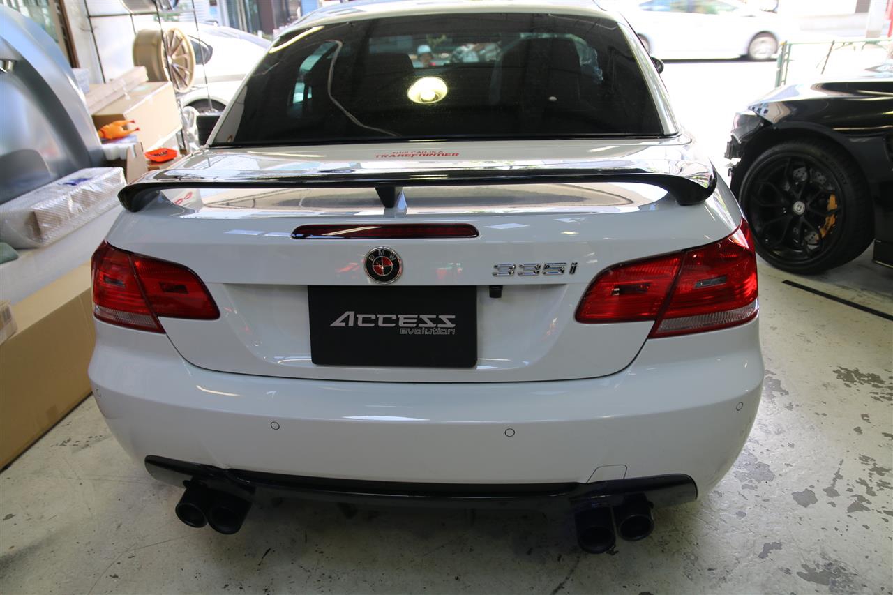 E93 335なお客様に、HAMANNトランクスポイラーお取り付け！ | アクセスエボリューション目黒店 ACCESS EVOLUTION MEGURO
