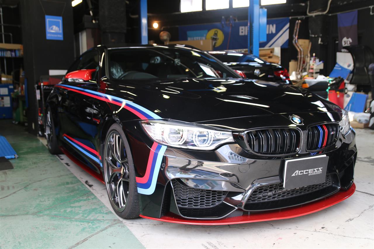 F82M4なお客様に、レイヤードサウンド4chと、3Dデザインパドルシフトお取り付け！ | アクセスエボリューション目黒店 ACCESS EVOLUTION MEGURO