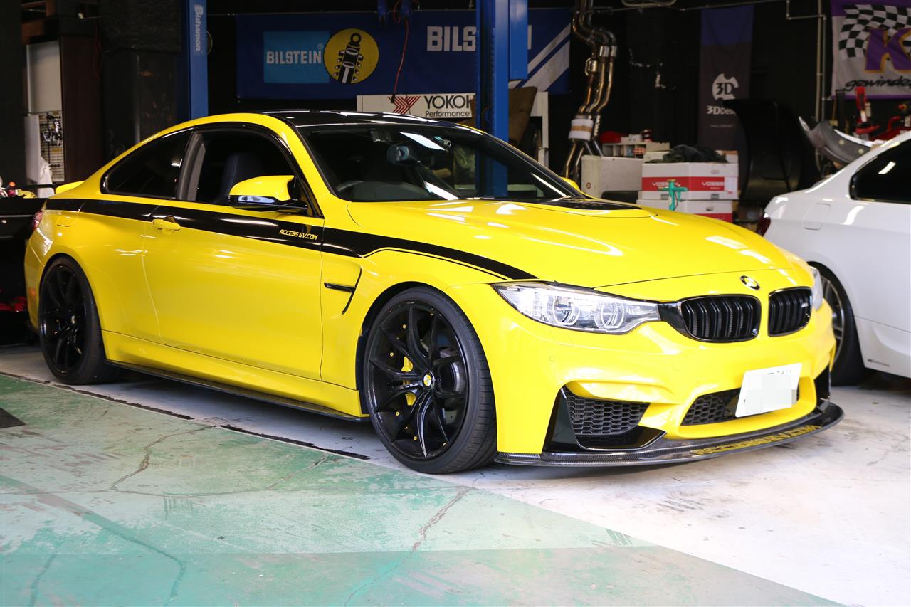 F82M4 バンブルビー号に、ラムチャー＆オリジナルモディ施工！ | アクセスエボリューション目黒店 ACCESS EVOLUTION MEGURO