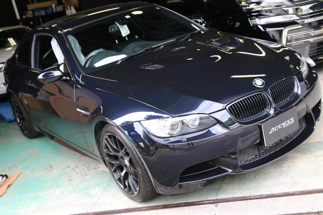 E92M3なお客様をカメラ取り付けで全方位確認せよ！ | アクセスエボリューション目黒店 ACCESS EVOLUTION MEGURO