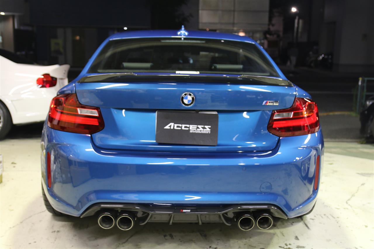 F87M2なお客様に、ACL2S カーボントランクスポイラーお取り付け！ | アクセスエボリューション目黒店 ACCESS EVOLUTION MEGURO
