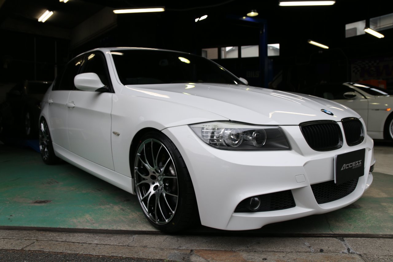 E90なお客様のタイヤ交換！ | アクセスエボリューション目黒店 ACCESS EVOLUTION MEGURO