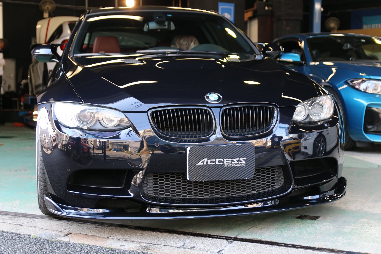 E92M3なお客様に、HAMANNフロントリップお取り付け！ | アクセスエボリューション目黒店 ACCESS EVOLUTION MEGURO