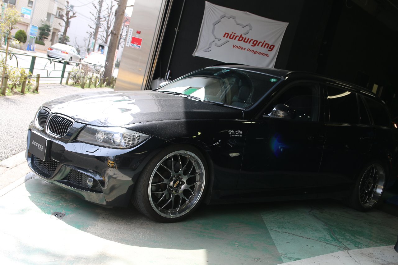 E91なお客様の、3Dデザイン車高調をオーバーホール！ | アクセスエボリューション目黒店 ACCESS EVOLUTION MEGURO