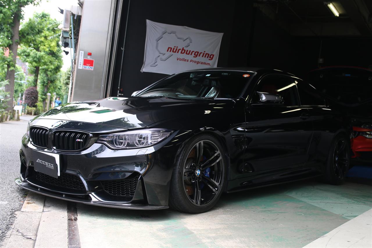 F82M4なお客様に、車検とご一緒にがっつり作業！ | アクセスエボリューション目黒店 ACCESS EVOLUTION MEGURO