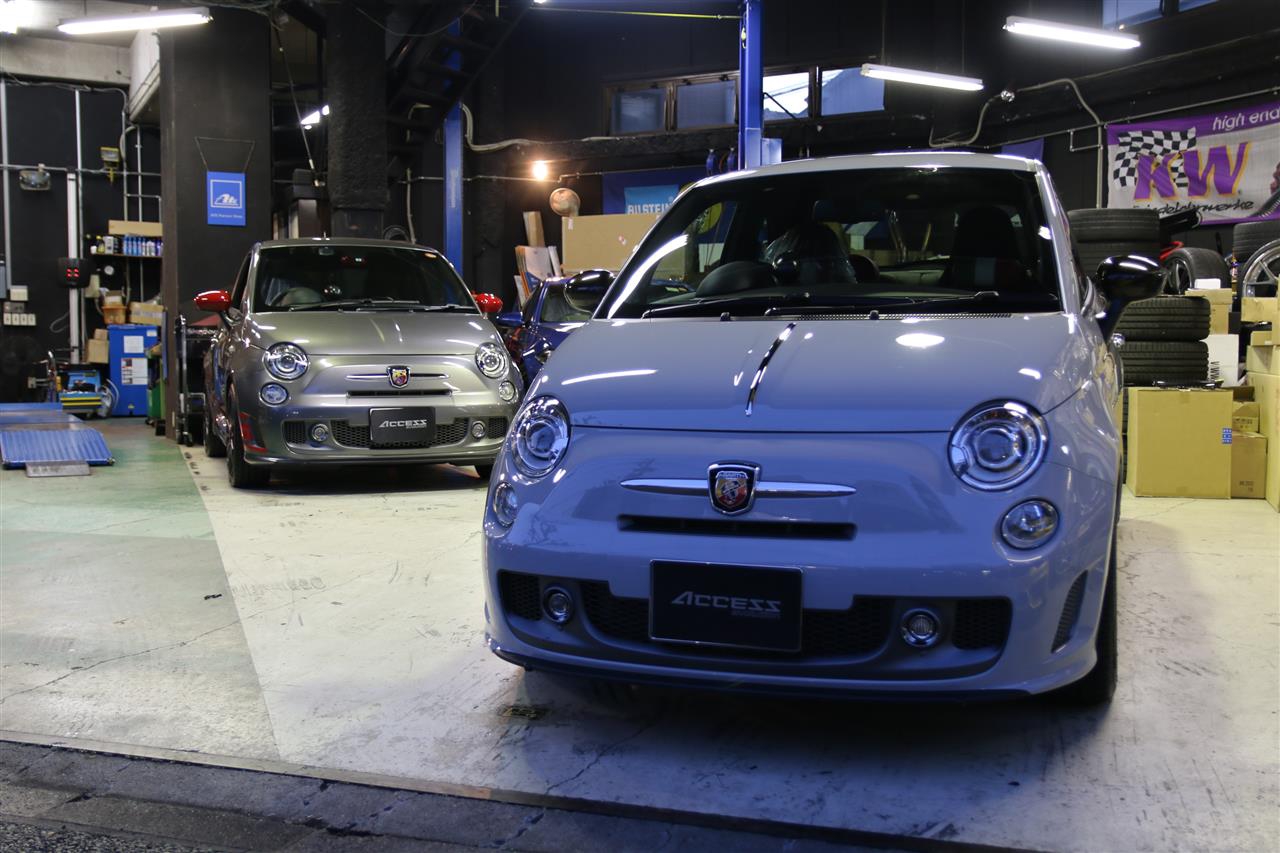 アバルトにシートヒーターお取り付け！ | アクセスエボリューション目黒店 ACCESS EVOLUTION MEGURO