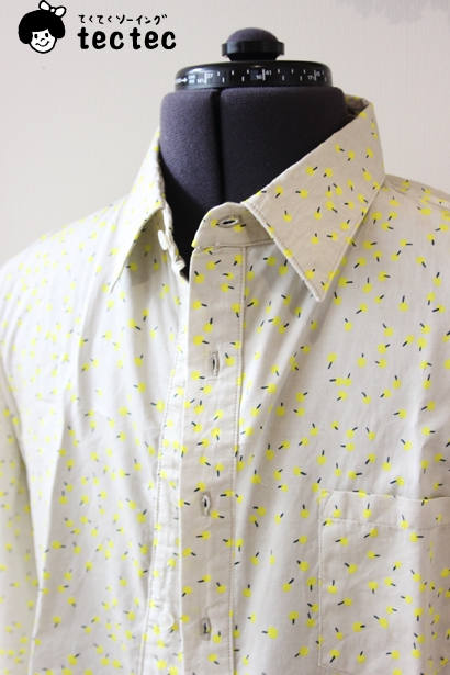 2回目のメンズシャツを作るも、まさかの・・ | tectec-sewing