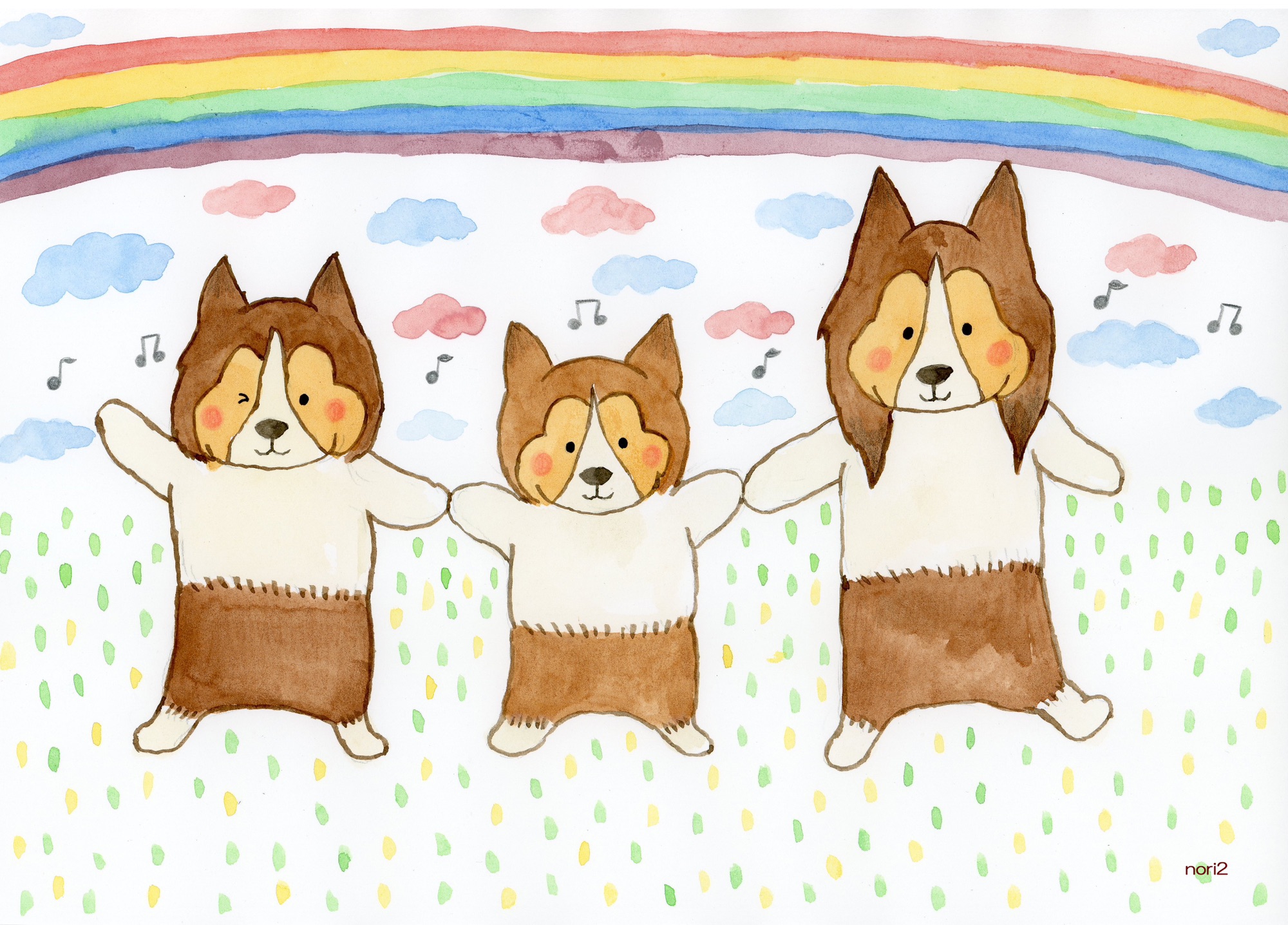 ラッキーくんとレオンくんとロビンくん♪ | nori2のプチえほん