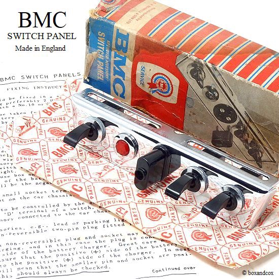 BMC SWITCH PANEL/スイッチパネル デットストック | bac style blog
