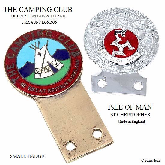 VINTAGE SMALL CAR BADGE/キャンピングクラブ・マン島 | bac style blog