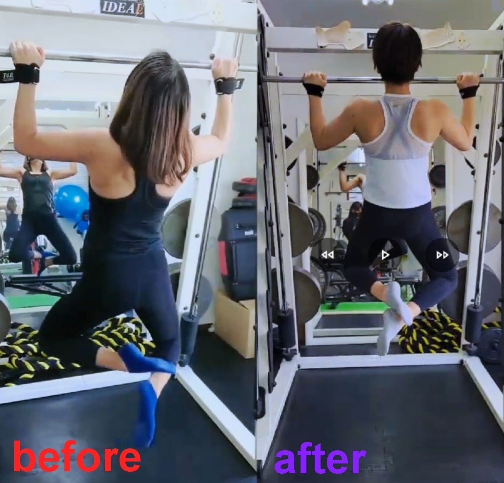 1年で懸垂女子💪 | BODYMAKE studio IDEAL