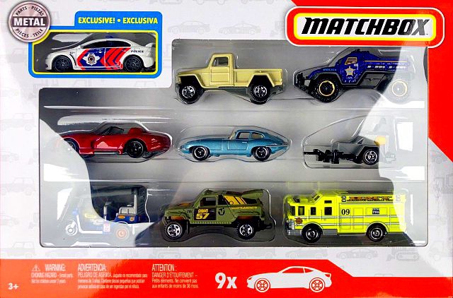 Matchbox 2019 9-Car Gift Pack | De'S Diecast Cars