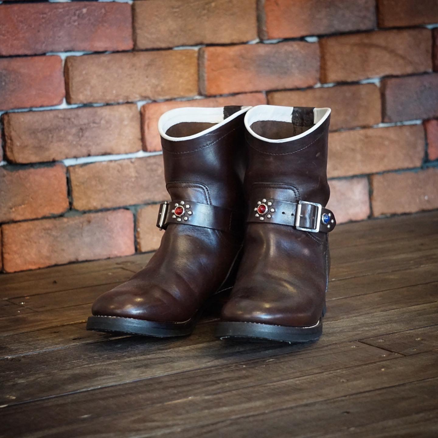 40’s Style Short Engineer Boots | Rat Style