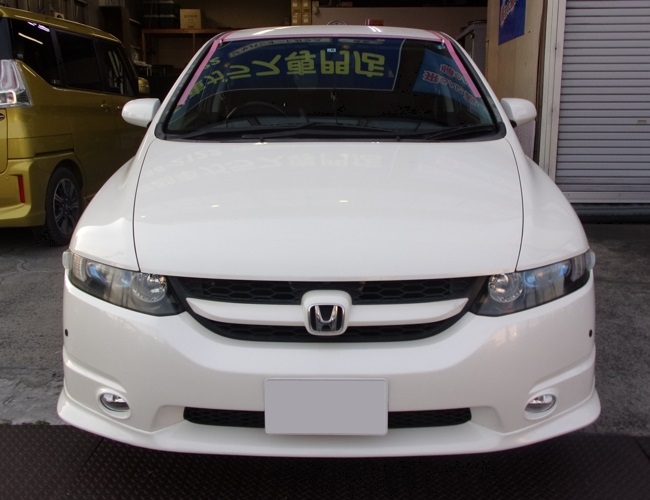 ホンダ・オデッセイ（RB1）飛び石によるフロントガラス交換事例 | ホンダ車のフロントガラス交換修理の事例紹介『ジャパンオートガラス』