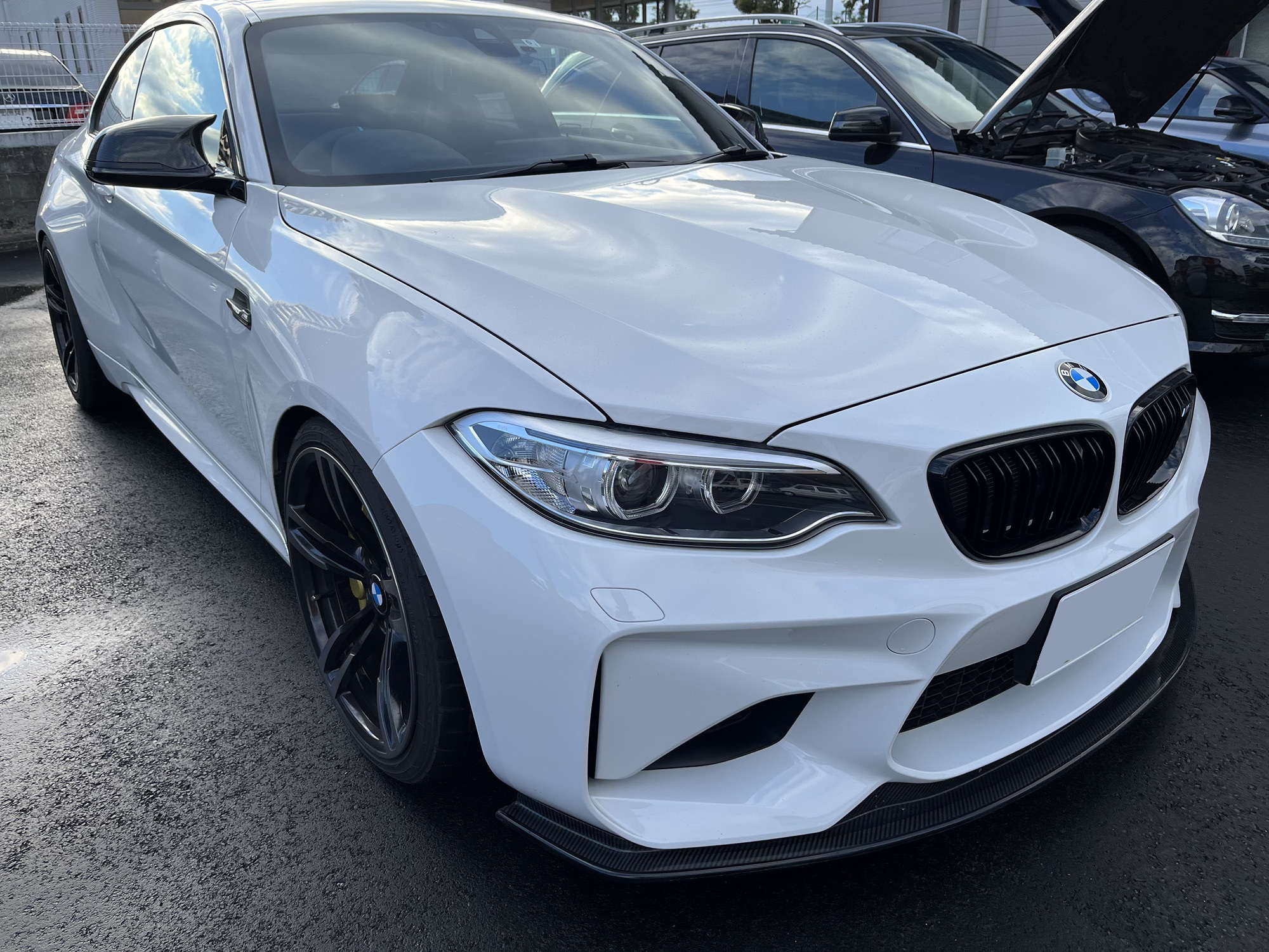 BMW F87 M2 ホイールスペーサー取り付け、F80 M3 オイル交換！ | POLE POSITION