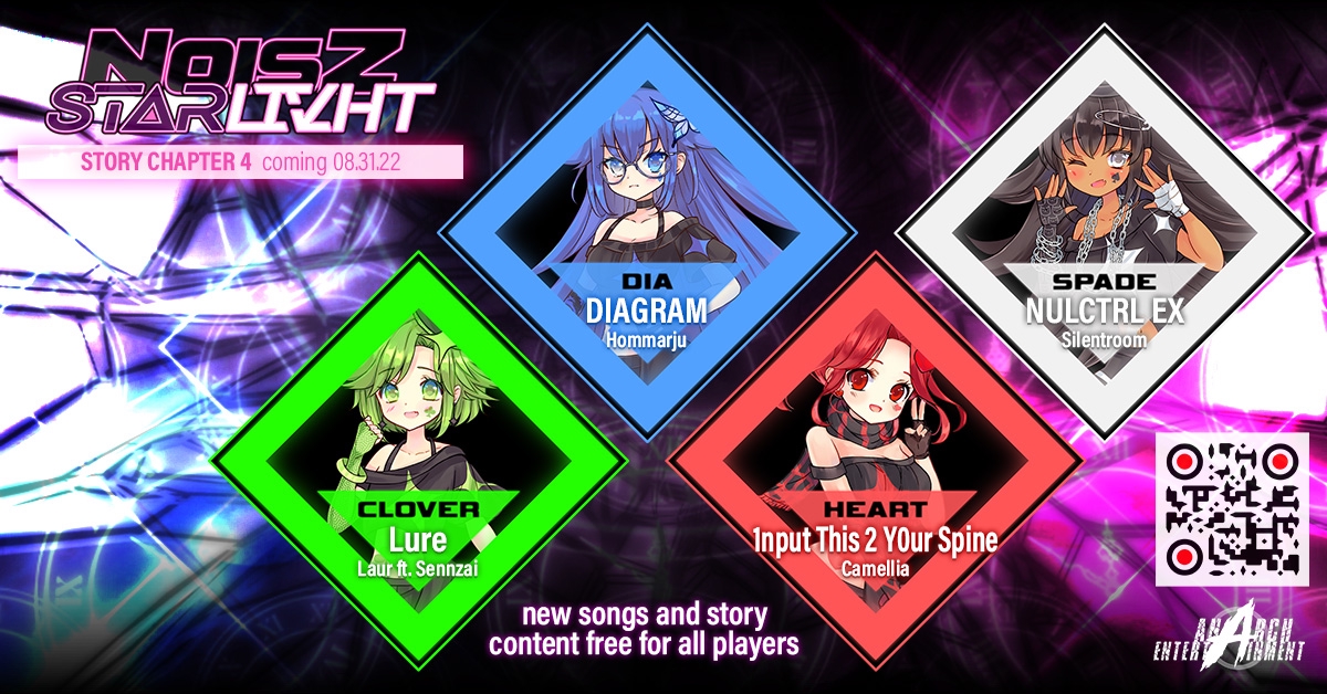 音楽ゲーム『NOISZ STΔRLIVHT』に「Lure（Laur feat. Sennzai）」が収録されました。 | Sennzai ...