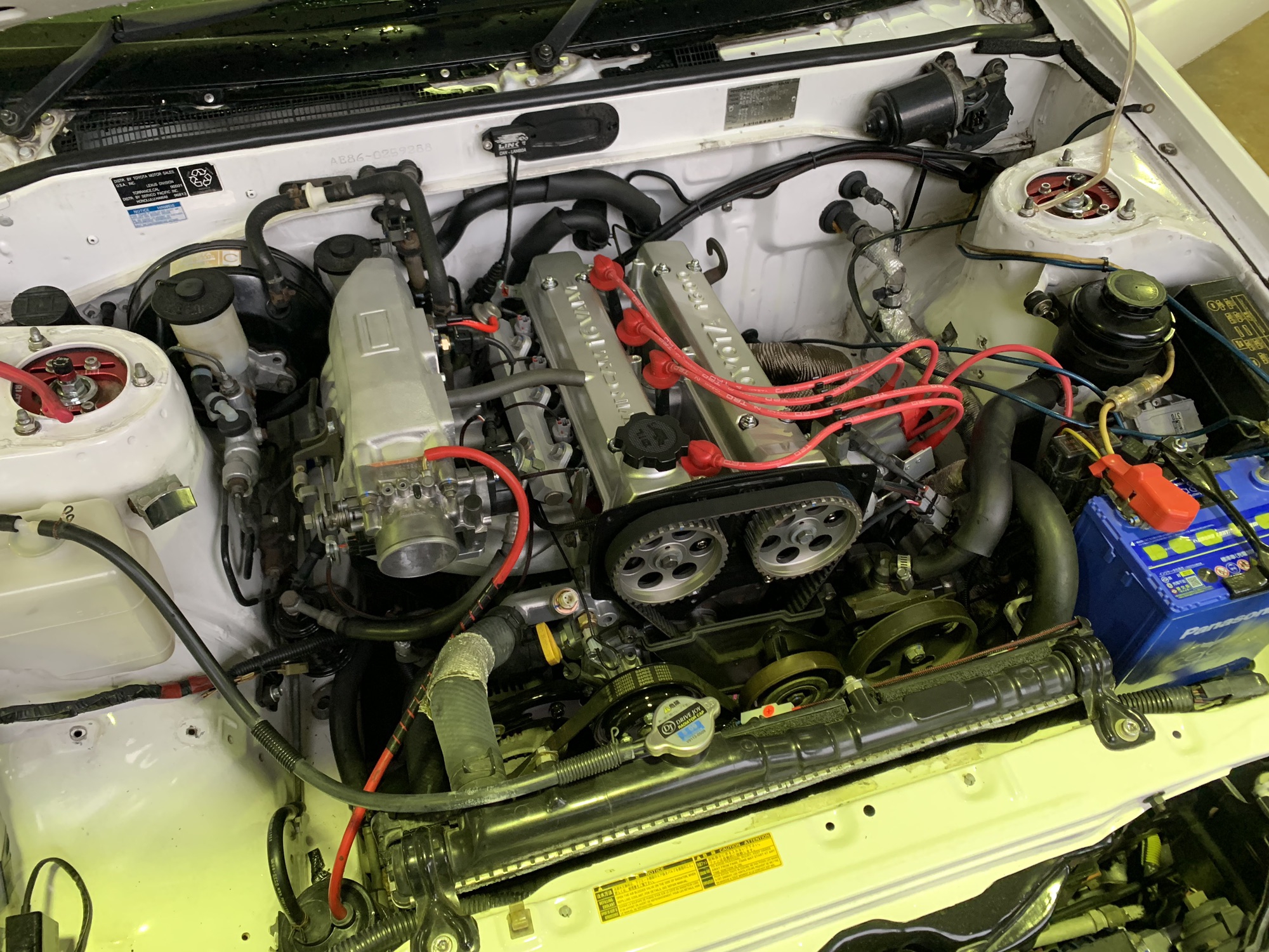 福岡県H様AE86、リビルトエンジン LINK化 完成間近 | Racing Service YASU ~total tuning proshop~