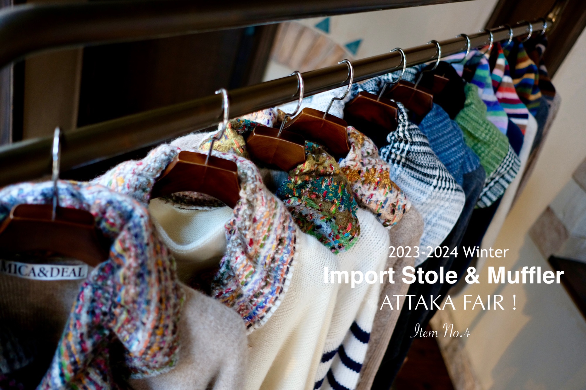 Import Stole & Muffler～ATTAKA Fair ! ...10.27 fri | SHOP The Spiral