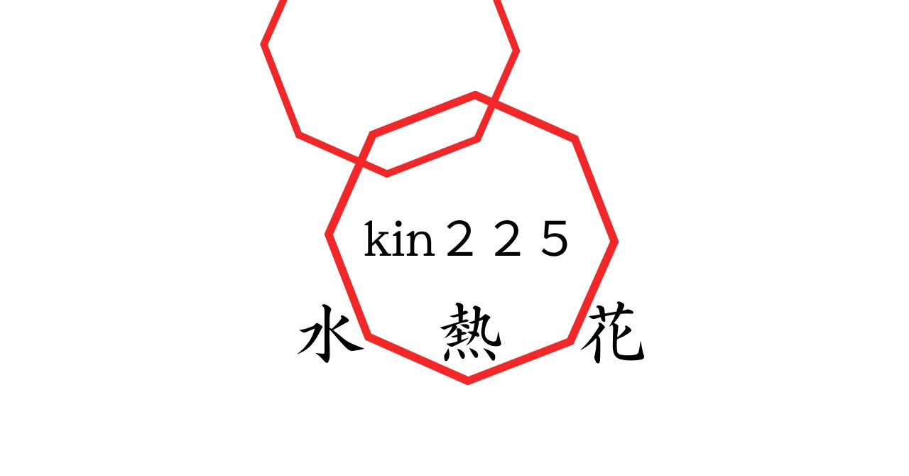 kin225を漢字で表すと【水熱花】 | ハートリテラシー
