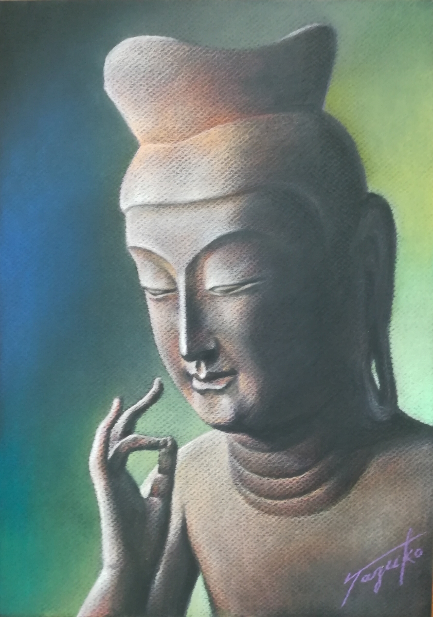 「弥勒菩薩」TAZUKO多鶴子 作 | 「石橋画廊」