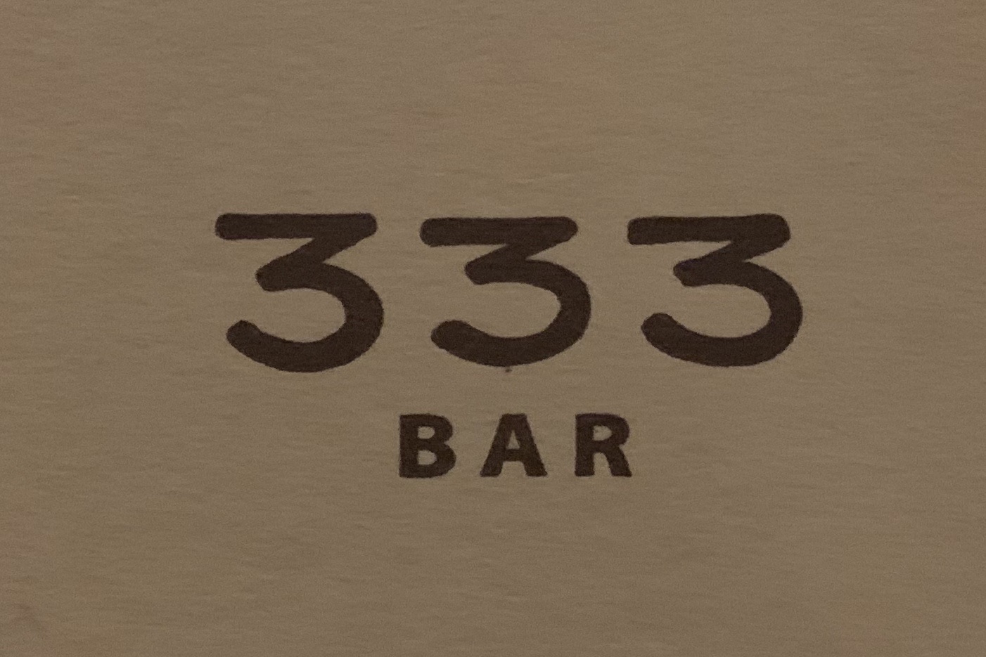 Bar333 (バーバーバー) ホームページ
