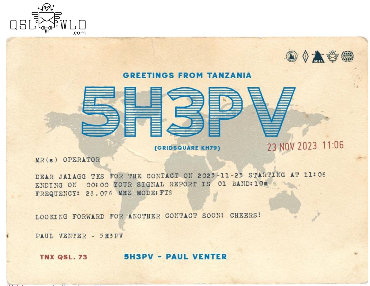 デジタルQSL | AGG - HAM ぶ LOG