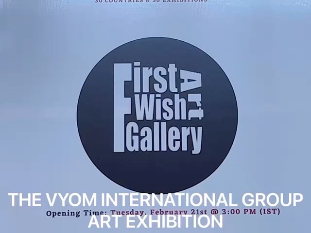 world tour the 2nd India The Vyom international art exhibition @Mumbai ...