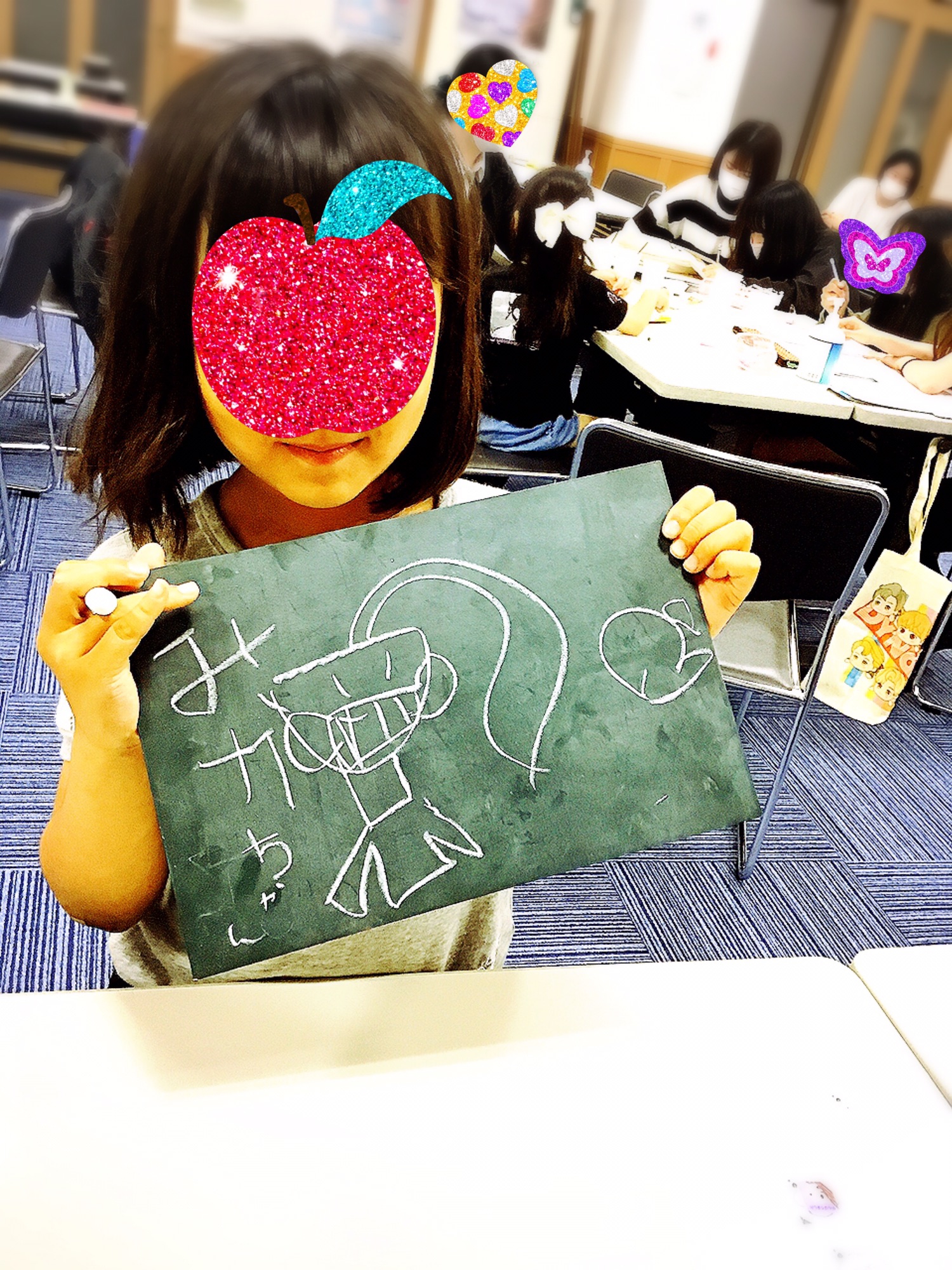 似顔絵描いてくれた。有難う！ | NPO ボラギャング