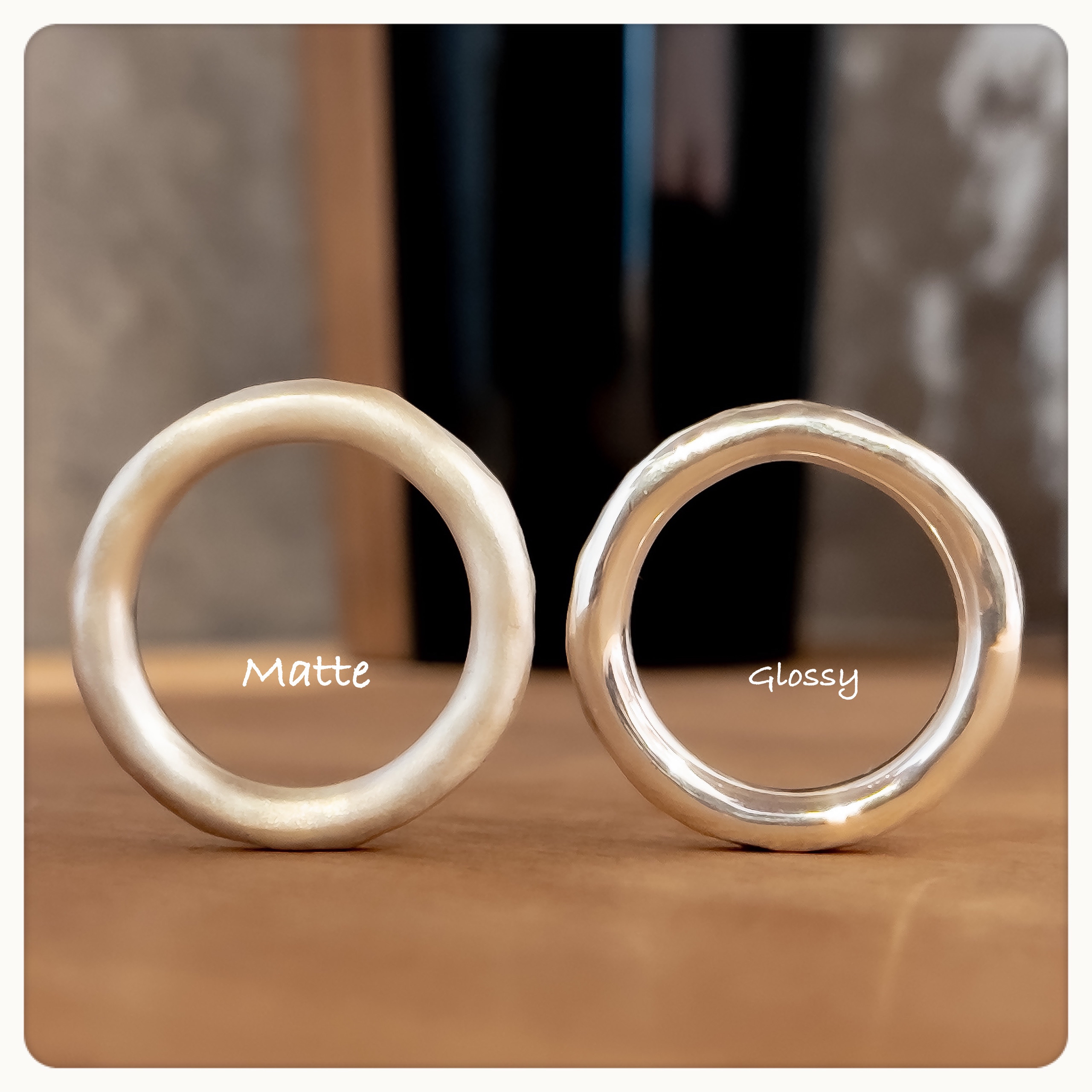 Which do you like glossy or matte rings? | itoaware -いとあはれ-大阪店